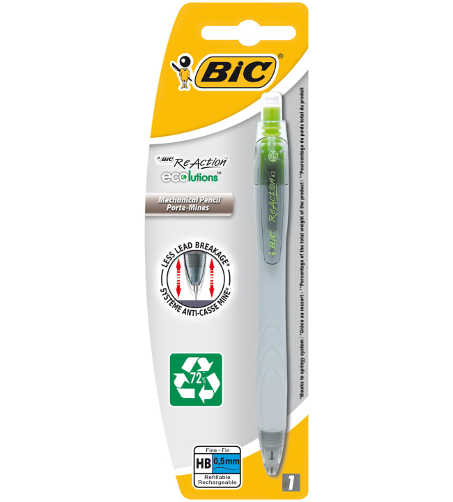 Bic Reaction 0,5 mm lyijytäytekynä | Karkkainen.com verkkokauppa