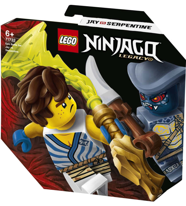 LEGO Ninjago 71732 Eeppinen taistelusetti – Jay vastaan Serpentine ...