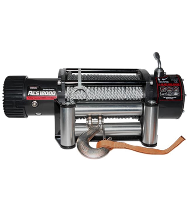 Ironx 12V 5445kg nopea vinssi vaijerilla | Karkkainen.com verkkokauppa