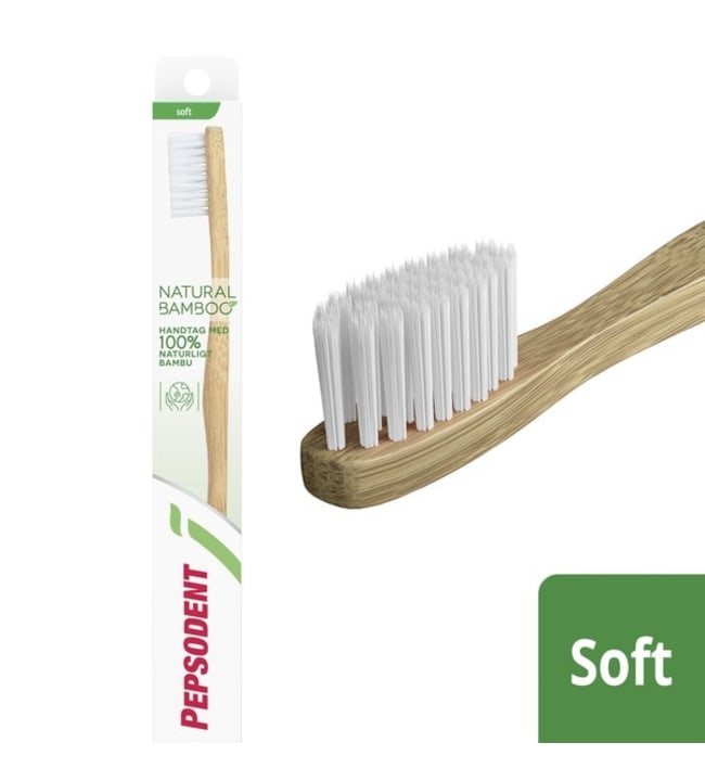 Pepsodent Natural Bamboo soft hammasharja | Karkkainen.com verkkokauppa