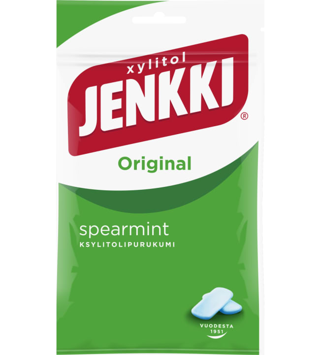 Jenkki Spearmint 100 g purukumi | Karkkainen.com verkkokauppa