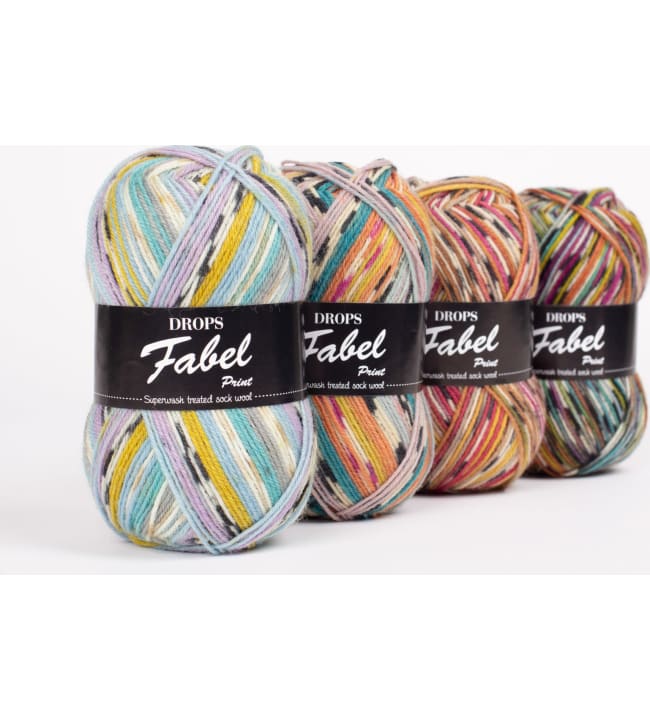 Drops Fabel Print 50 g lanka | Karkkainen.com verkkokauppa