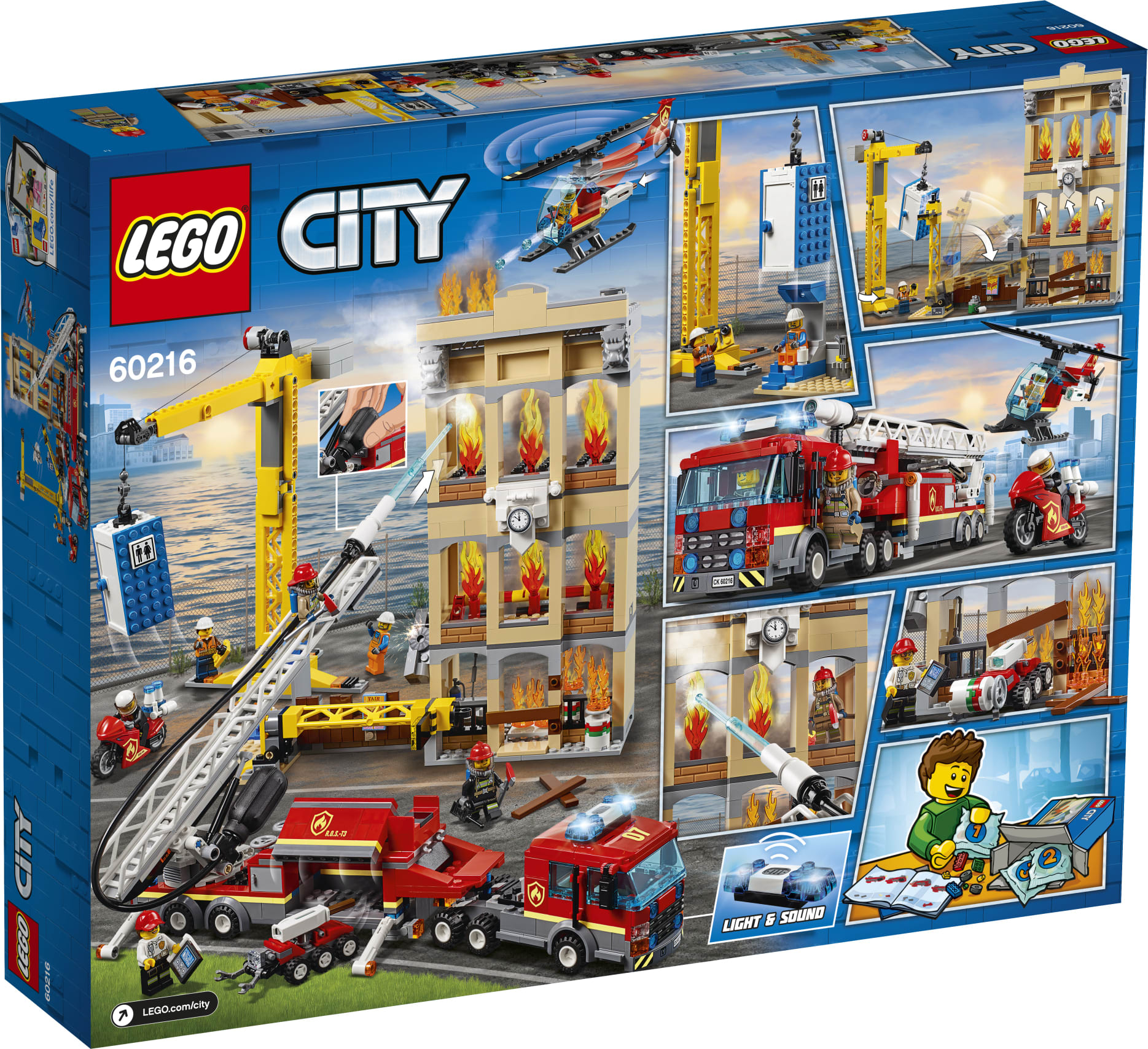 LEGO City 60216 Keskustan palokunta | Karkkainen.com verkkokauppa