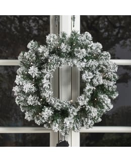 Nordic Winter 45cm lumella LED joulukranssi | Karkkainen.com verkkokauppa