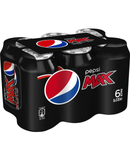 Pepsi Max 0,33 l 6-pack Soft Drink | Kärkkäisen Verkkokauppa