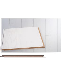 Maler 10x195x2070 STP-0 MDF Valkosaarni sisustuspaneeli 5kpl/pkt ...