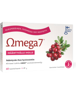 Omega7 LBA50 Ikääntyvälle iholle 60 kaps ravintolisä | Karkkainen.com ...