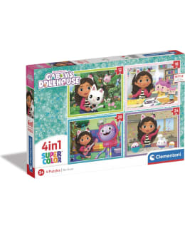 Clementoni Gabby's Dollhouse 4 kpl palapeli | Karkkainen.com verkkokauppa