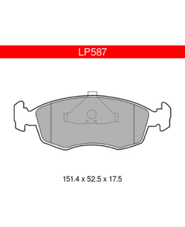 Delphi LP587 Ford etujarrupalasarja | Karkkainen.com verkkokauppa