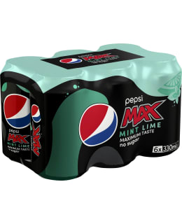 Pepsi Max Mint-Lime 0,33l 6-pack virvoitusjuoma | Karkkainen.com ...