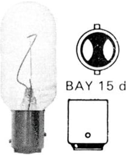 Bulb bay15d 220v/25w 40cd | Kärkkäisen Verkkokauppa