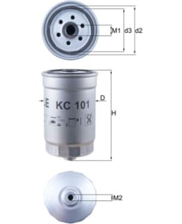 Knecht KC 101 Polttoainesuodatin | Karkkainen.com verkkokauppa