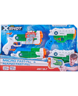 X-Shot Fill & Nano Fast-Fill- Combo Pack 2 Micro and 2 Nano vesipyssy ...