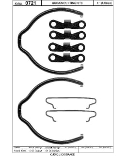 OJD Quick Brake OJD-105-0721 Jarrukenkien asennussarja | Karkkainen.com ...