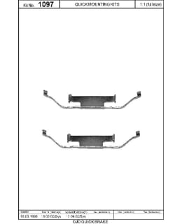 OJD Quick Brake OJD-109-1097 Jarrupalojen asennussarja | Karkkainen.com ...
