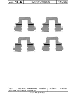 OJD Quick Brake OJD-109-1606 Jarrupalojen asennussarja | Karkkainen.com ...