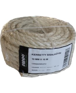 Piippo minikieppi 10mm x 15m kierretty sisalköysi | Karkkainen.com ...