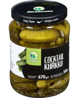 Herkkumaa 670/360g cocktailkurkku | Karkkainen.com verkkokauppa