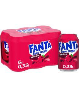 Fanta Vadelma Zero 0,33 l 6-pack virvoitusjuoma | Karkkainen.com ...