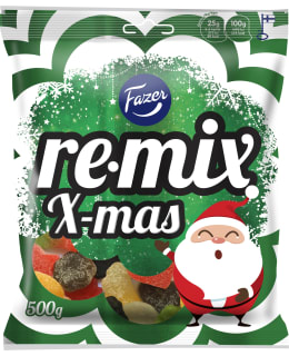 Fazer Remix X-mas 500 g karkkipussi | Karkkainen.com verkkokauppa