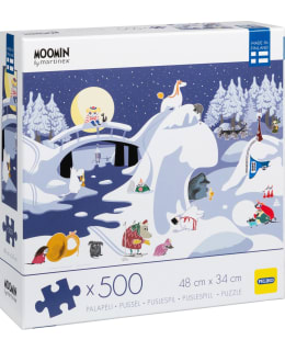 Muumi Talvimaisema 500p palapeli | Karkkainen.com verkkokauppa
