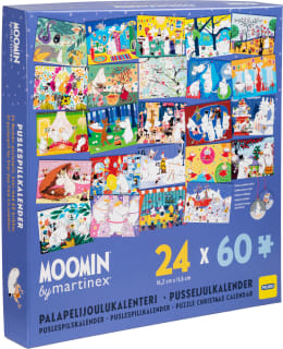 Muumi 24x60p palapelijoulukalenteri | Karkkainen.com verkkokauppa