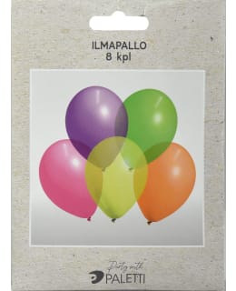 Ilmapallo neon 8 kpl | Karkkainen.com verkkokauppa