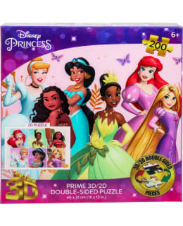 Prime3D Disney Princess 200p kaksipuolinen 3D-palapeli | Karkkainen.com verkkokauppa
