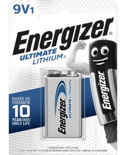 Energizer Ultimate Lithium 9V 1 pack paristo | Karkkainen.com verkkokauppa