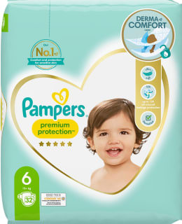 Pampers Premium Protection S6 13+ kg 32 kpl teippivaippa | Karkkainen ...