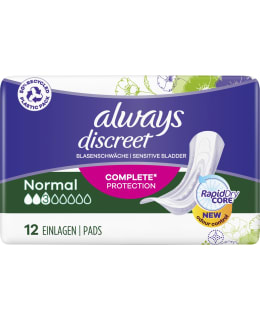 Always Discreet Normal 12 kpl inkontinenssiside | Karkkainen.com ...