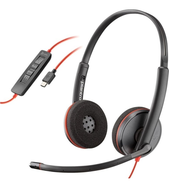 Plantronics Blackwire C3220 USB-C headset | Karkkainen.com verkkokauppa