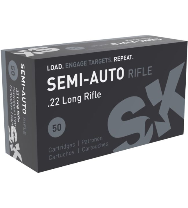SK .22 LR Semi-Auto Rifle 50 kpl patruuna | Karkkainen.com verkkokauppa