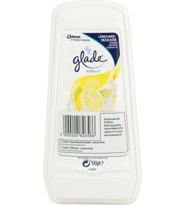 Glade Lemon Fresh 150 g hyytelö | Karkkainen.com verkkokauppa