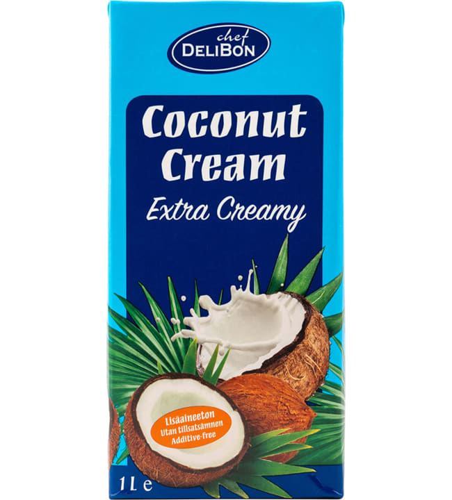 Delibon UHT 1L kookoskerma | Karkkainen.com verkkokauppa