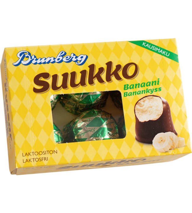 Brunberg 6 kpl banaanisuukko | Karkkainen.com verkkokauppa