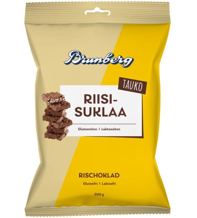 Brunberg Tauko 200 g riisisuklaa | Karkkainen.com verkkokauppa