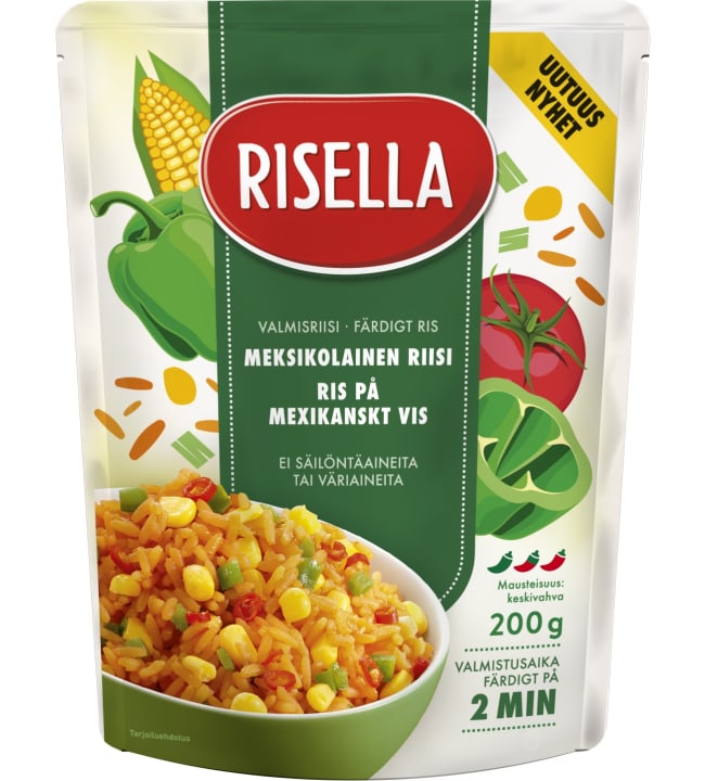 Risella Meksikolainen riisi 200g 2min | Karkkainen.com verkkokauppa