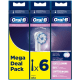 Oral-B Sensitive Clean Mega Pack 6kpl vaihtoharja | Karkkainen.com verkkokauppa