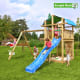 Jungle Gym Fort play tower and Swing Module Xtra and slide | Kärkkäinen ...
