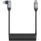SmallRig 4792 USB-C Straight to USB-C Angled Coiled Data Cable ...