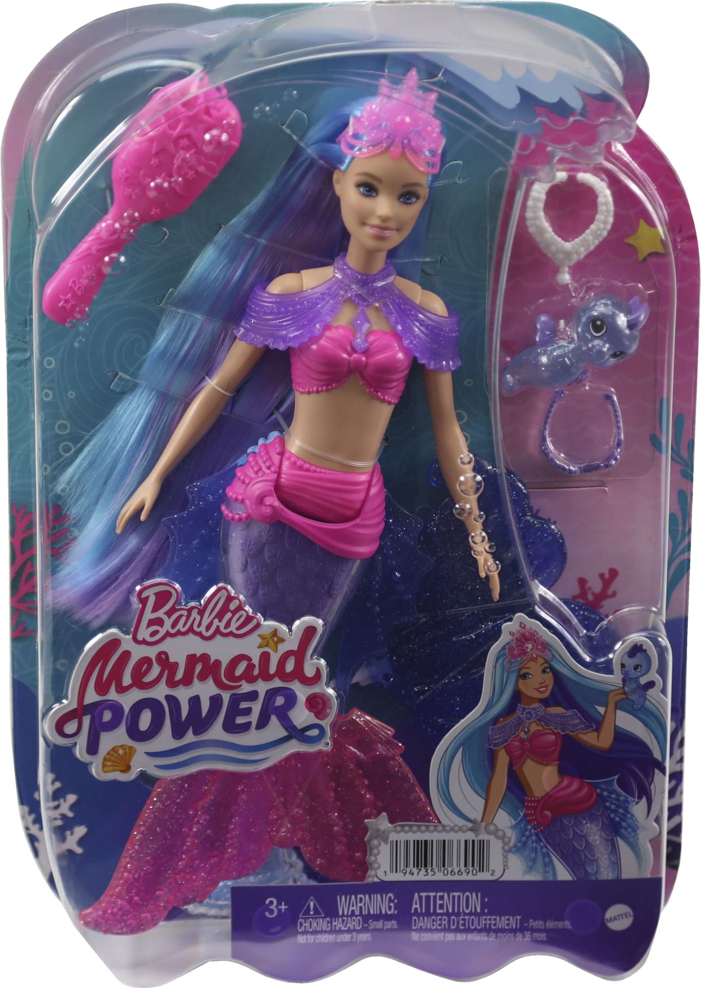 Barbie Mermaid Power Malibu merenneito nukke | Karkkainen.com verkkokauppa