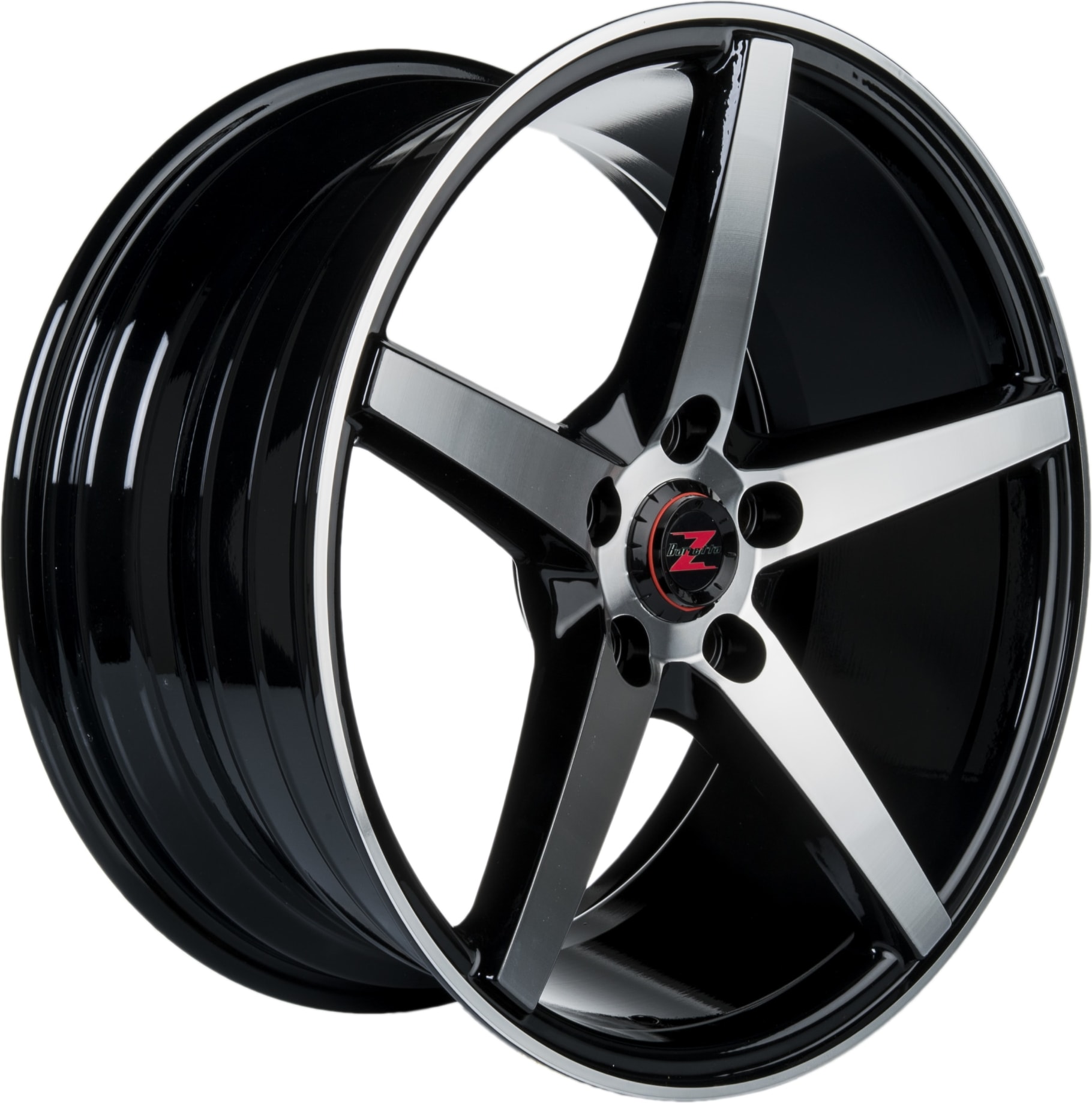 Barzetta Capitano Black Polished 9x18 Jako:5x112 ET:30 vanne ...