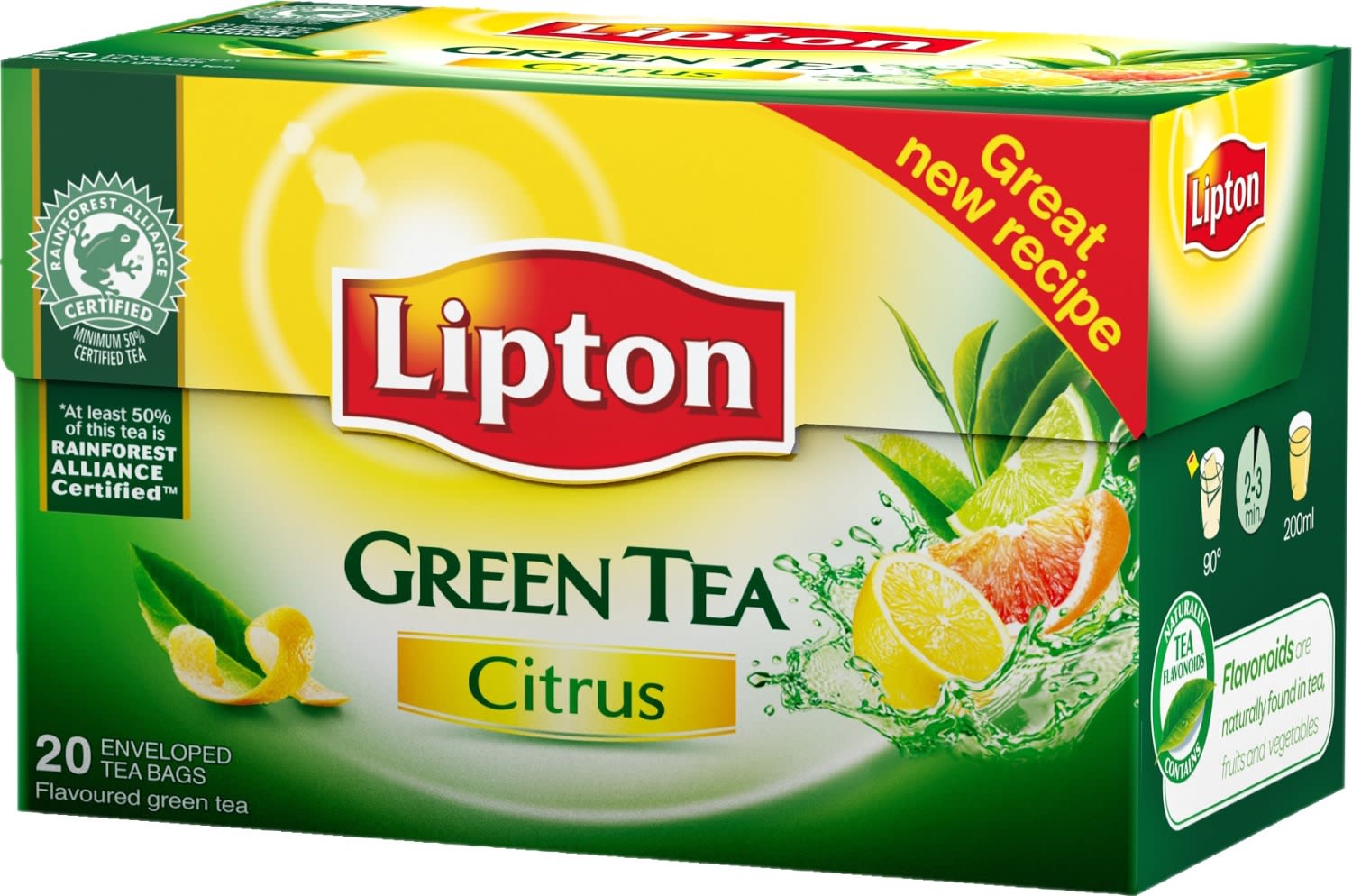 Lipton Citrus 20 pss vihreä tee | Karkkainen.com verkkokauppa