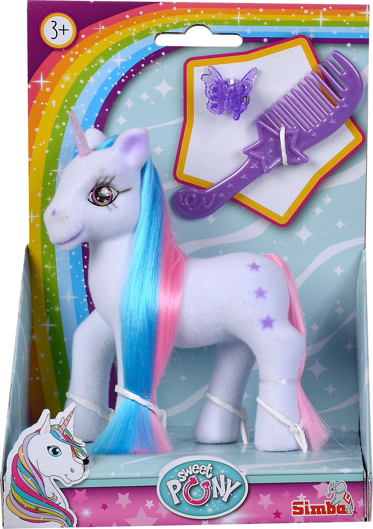 Simba Sweet Pony Unicorn With Colourful Hair yksisarvinen | Karkkainen ...