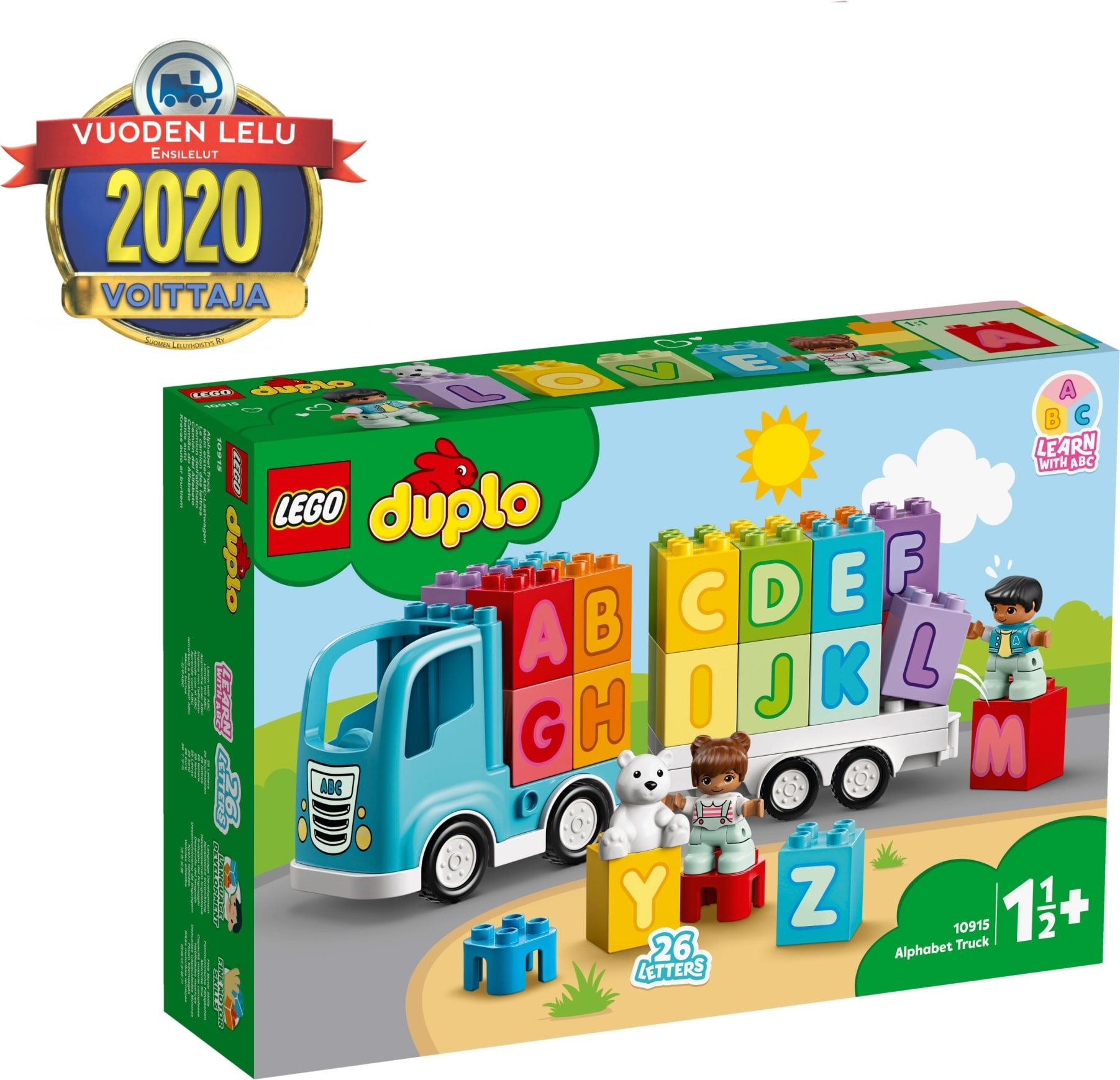 LEGO DUPLO My First 10915 Aakkosauto | Karkkainen.com verkkokauppa