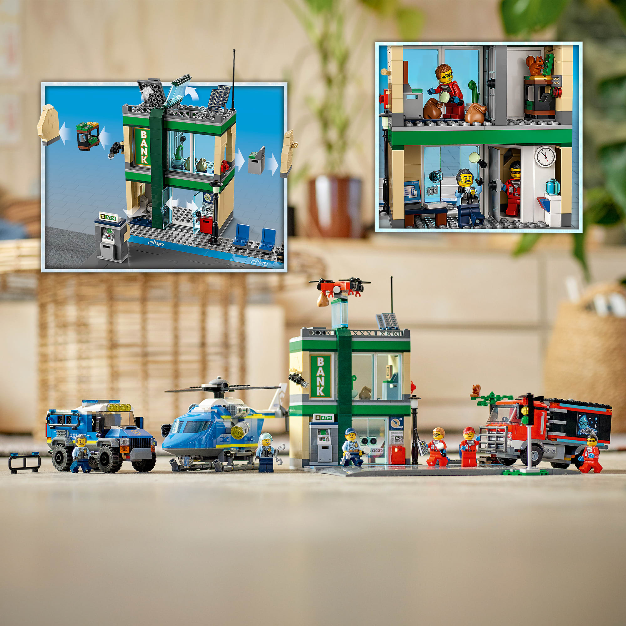 LEGO City Police 60317 Poliisi ja pankkirosvojen takaa-ajo | Karkkainen ...