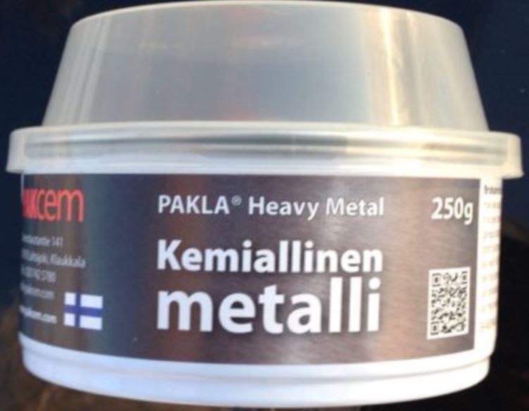 Pakla 250g metallikitti | Karkkainen.com verkkokauppa