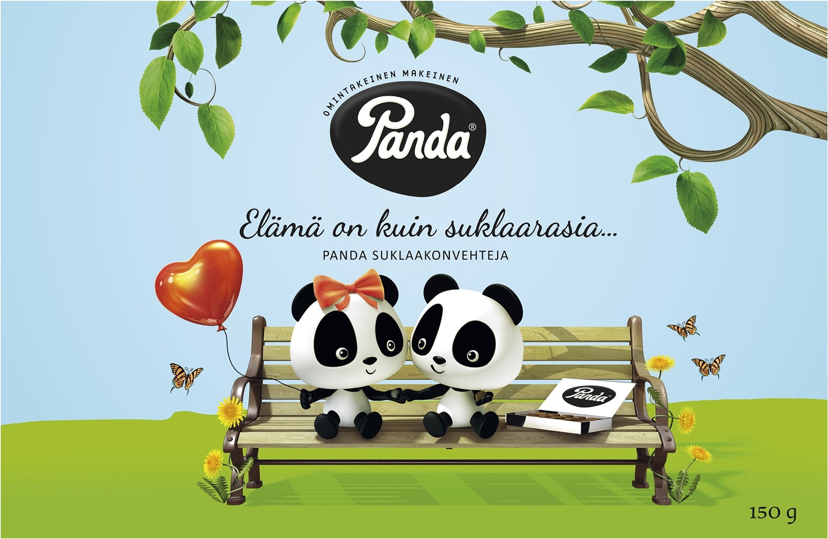 Panda 150 g klassikkokonvehti | Karkkainen.com verkkokauppa