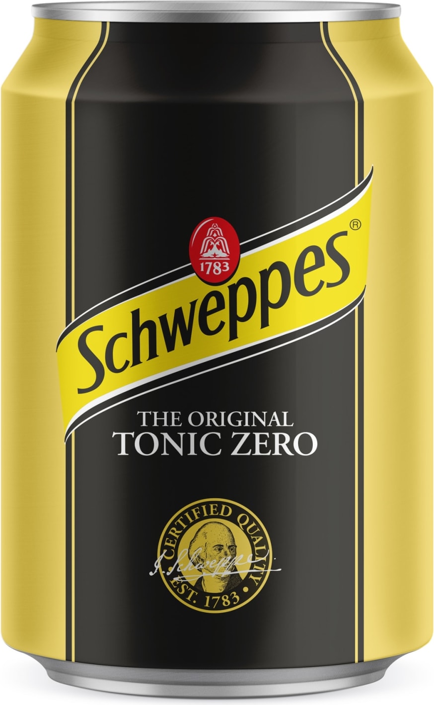 Schweppes Tonic Zero 0,33L tölkki | Karkkainen.com verkkokauppa